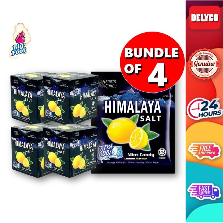 HIMALAYAN SALT SPORTS MINT CANDY LEMON FLAVOR BUNDLE OF 4 | Lazada ...