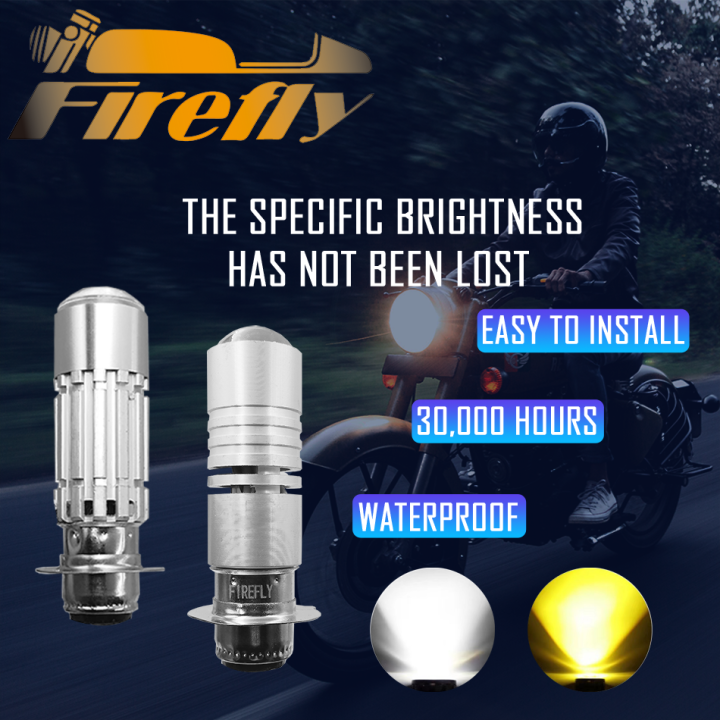 Hallogen Dual Bulb Motorcycle LED HeadLight H6 [1pcs] High White Low ...