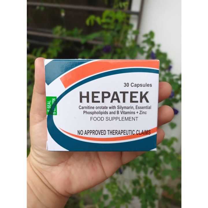 Hepatek Essential Phospholipids and B Vitamins + Zinc Food Supplement ...