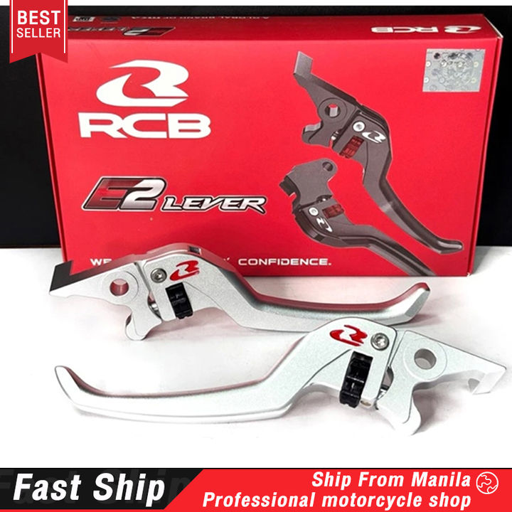 RCB E2 Brake Lever Set Alloy ( NMAX , SNIPER 150 / 155 , CLICK, BEAT FI ...