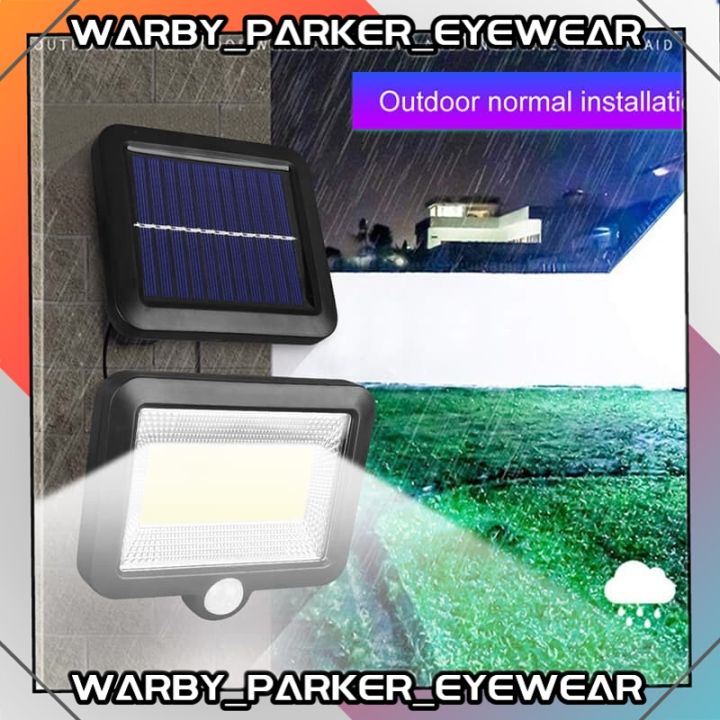 128 LED COB PIR Security Split Portable Solar Panel Motion Sensor Solar ...