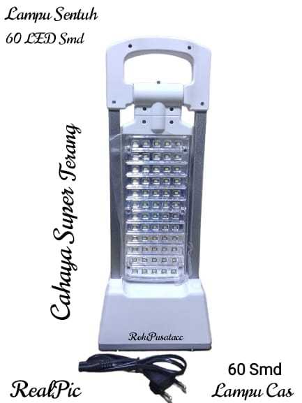Lampu Emergency Big Super Besar & Super Terang 60 SMD - Lampu Darurat ...