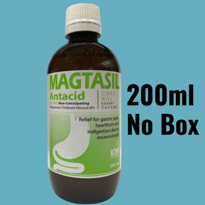 【PharmCare】 Magtasil 200ML | gastric pain | Heartburn | Acid ...