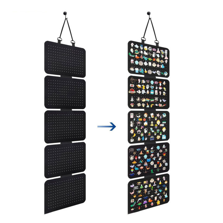 Hanging Badge Pegboard Badge Organizer Enamel Pin Display Board ...