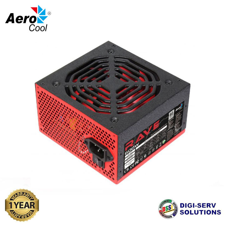 Aerocool Rave 600W 80+ Power Supply | Lazada PH