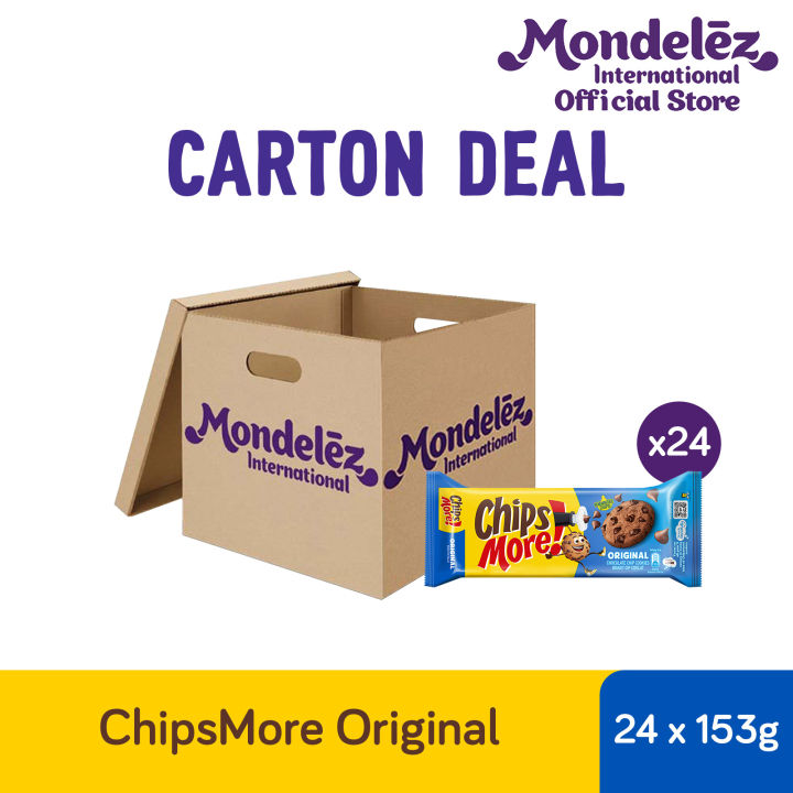 [Carton Deal] ChipsMore! Regular Chocolate Cookie [Original/ Double ...