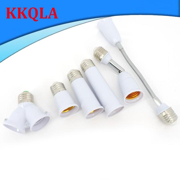 KKQLA Store 9.5-28cm AC E27 To E27 LED light Lamp bulb Base Socket ...