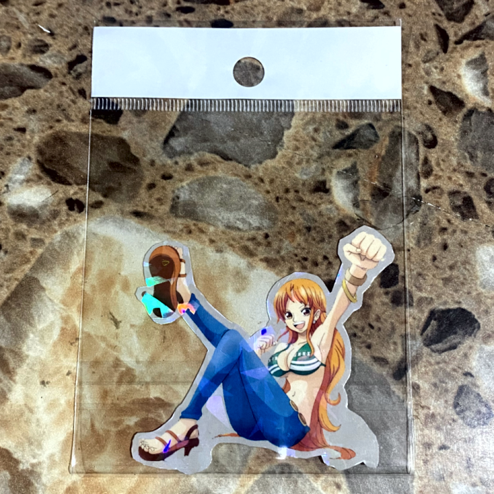 nami one piece sticker decals waterproof stickers decal laptop tumbler ...