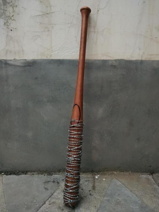 Lucille baseball bat walking dead Lucille nigan wire baseball bat ...