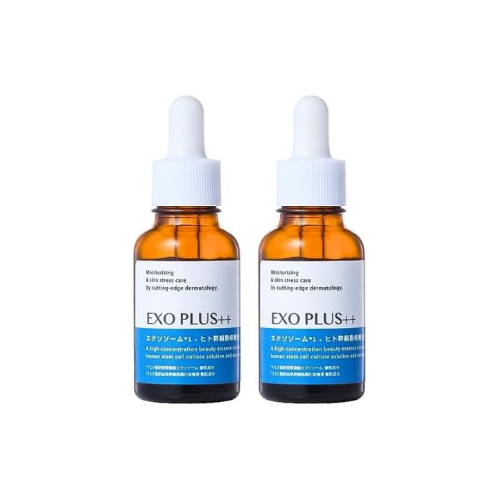 [EXO PLUS++ Serum: Exosome Human Stem Cell Vitamin C Moisturizer Pore Original Serum 30ml (2 pcs ...