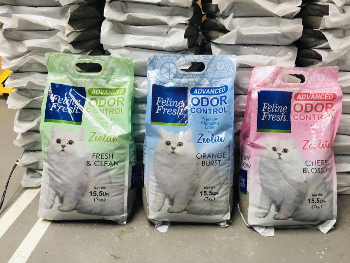FELINE FRESH ADVANCED ODOR CONTROL WITH ZEOLITE 7KG 15.5LBS | Lazada PH