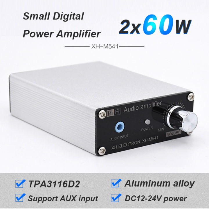 TPA3116D2 MINI Stereo Pure High Fidelity Power Amplifier 60W * 60W XH ...