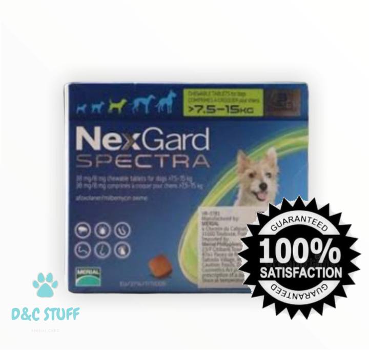 Nexgard Spectra Chewable tablet for dogs 7.5-15kg 3's | Lazada PH