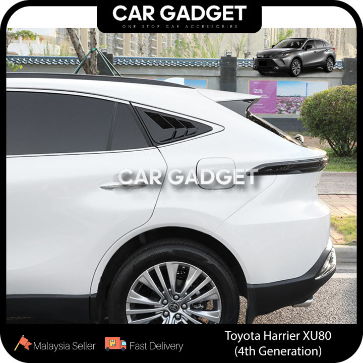 Toyota Harrier 4th Gen XU80 Rear Triangle Cover Black Rear Window ...