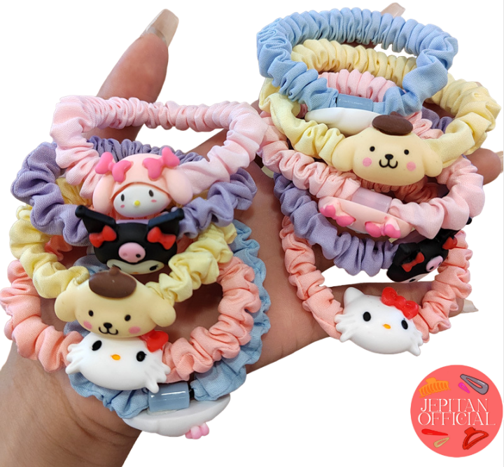 Ikat Rambut Elastis Karakter Sanrio Kunciran Rambut Anak Perempuan ...