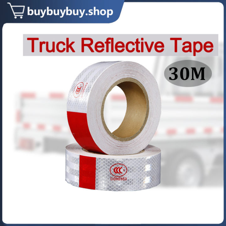 30M Truck Arrow Reflective Tape Safety Warning Marker Sticker ...