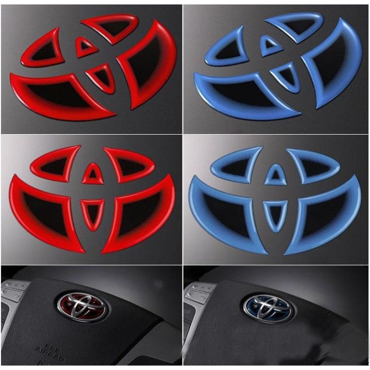 Toyota Car Styling Steering Wheel Emblem Badge Logo Sticker Decal VIOS ...