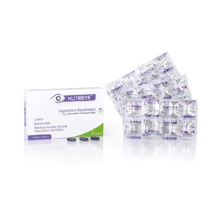 Nutrieye - Antioksidan Khusus Mata Box 30 Kapsul | Lazada Indonesia