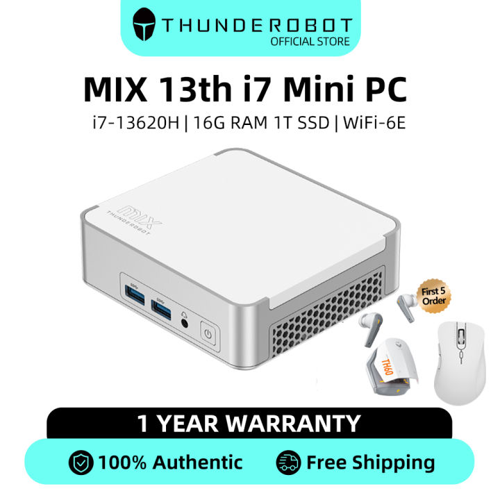 [DELIVER IN 3 DAYS]Thunderobot Mini PC MIX Intel 13th Gen i7-13620H 16G ...