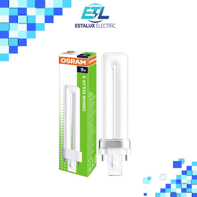 Osram หลอดไฟตะเกียบ Dulux S 9W/827 (Warmwhite 2700K) | Lazada.co.th