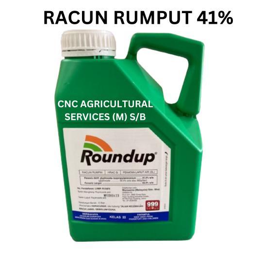 ORIGINAL4L Roundup Monsanto Glyphosate Isopropylammonium 41.0% Racun ...