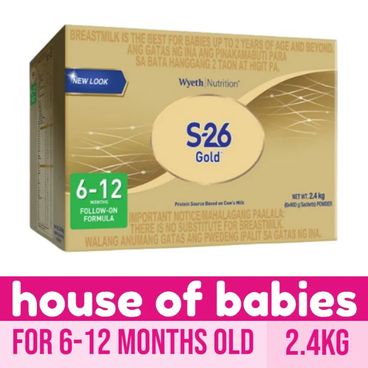 S-26 GOLD TWO 2.4kg 6-12 Months Old Milk Supplement | Lazada PH