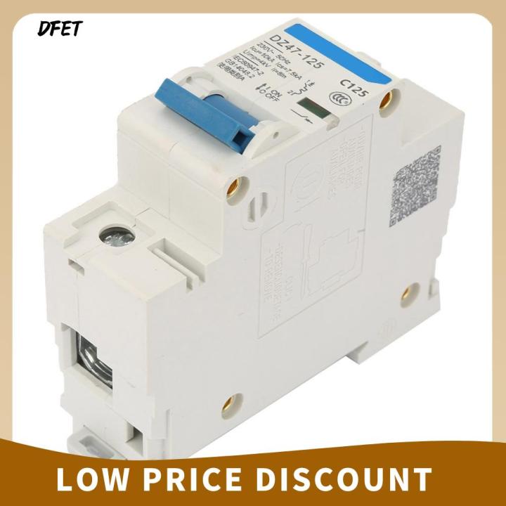 DFET 1P Current Circuit Breaker 230V DZ47-125 1P Circuit Breaker Safety ...