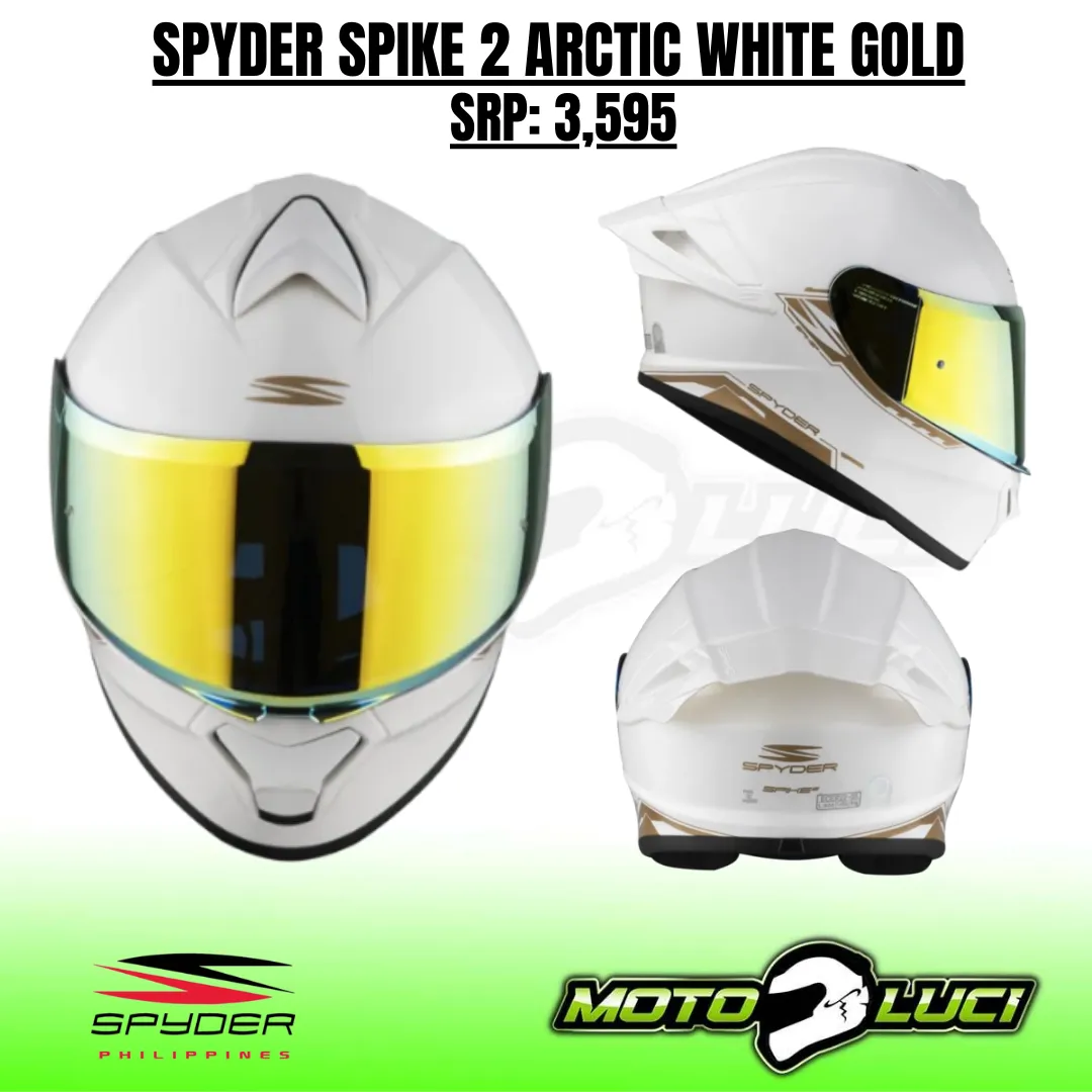 Spyder Full-Face Helmet Spike 2 P S0 V2 (FREE Clear Visor) | Lazada PH