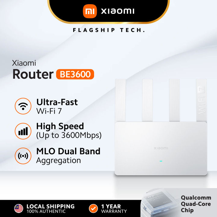 Xiaomi Router BE3600 | WiFi 7 Wireless Router | Enhanced OFDMA ...
