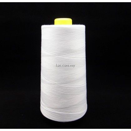 4000m White colour Thread Benang Putih | Lazada
