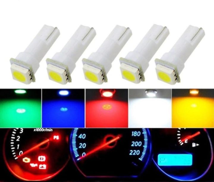Lampu LED T5 Speedometer Kilometer Knop AC Shift Gear Premium Quality ...