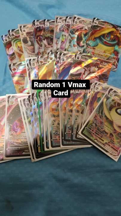 Pokemon TCG Single Vmax random given | Lazada Singapore