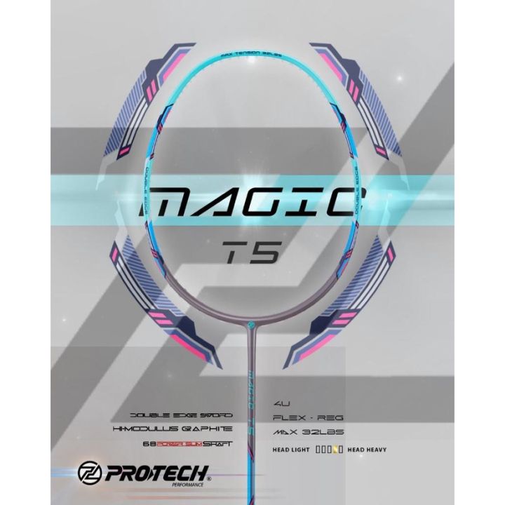 Protech MAGIC T1/T2/T3/T5/T10PLUS (MAX 32LBS)(FREE STRING+GRIP ...