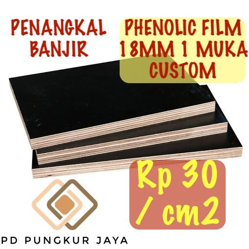 MULTIPLEK PHENOLIC FILM 18 1 SIDE UKURAN CUSTOM ANTI BANJIR | Lazada ...