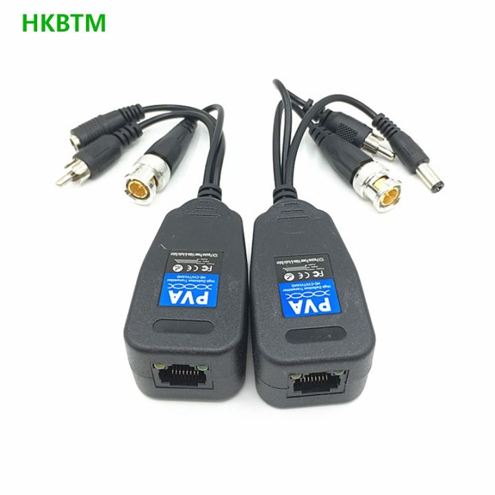 [HOT JIAQZQLLILOAH 577] CCTV video hd 8MP balun connector balun transceiver rj45 balun for cctv ...