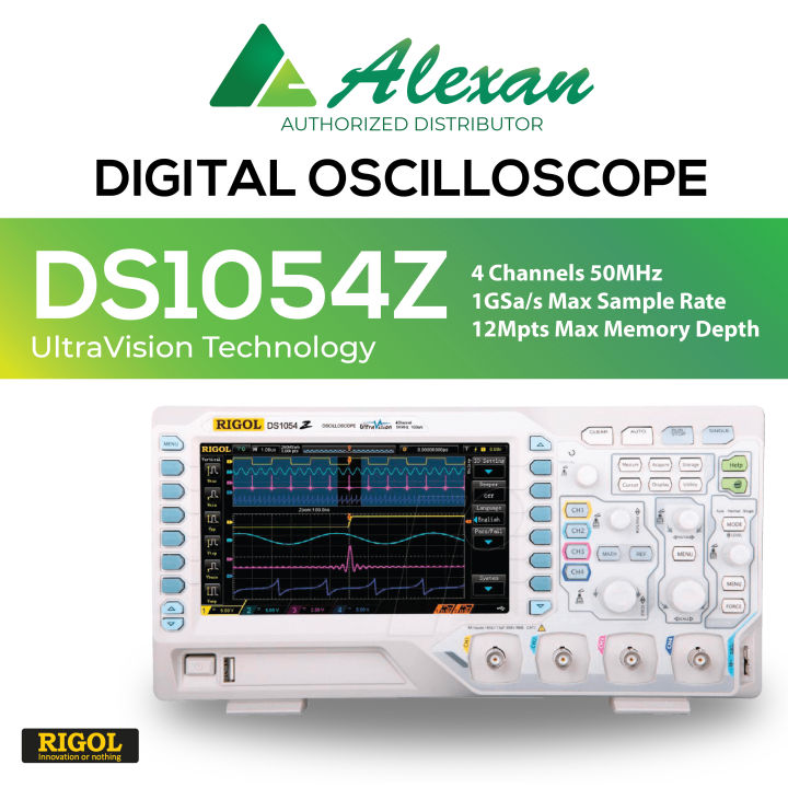 Rigol DS1054Z Digital Oscilloscope 4 Channels 50 MHz | Lazada PH