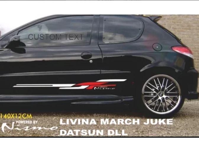 sticker stripe list mobil nissan sticker nismo sticker custom texs ...