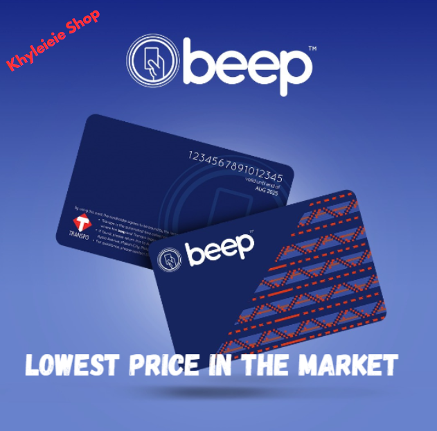 Beep Card w/20 Load For LRT-1, LRT-2, MRT-3, P2P Buses And Modernized ...