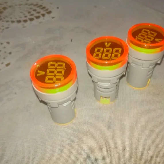 PILOT LAMP LED WITH VOLT INDICATOR 220VAc. - Kuning | Lazada Indonesia