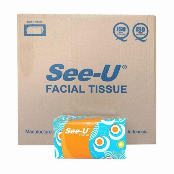 (DUS) SEE-U 250 SHEETS ISI 40 - Tissue Facial Classic 250 Sheets 2 Ply ...
