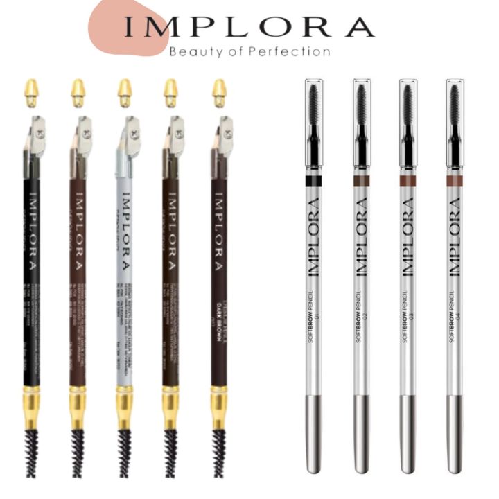 Implora Eyebrow Pencil 2in1 / Pencil Alis | Lazada Indonesia