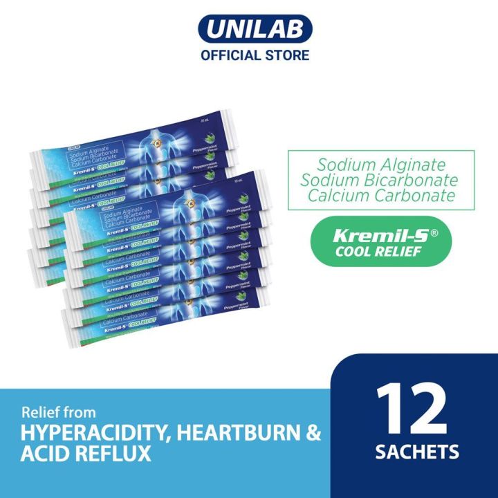 Unilab Kremil-S Liquid Cool Relief 10ml sachet 12 Pieces (Fast Soothing ...