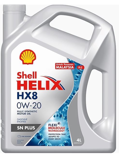 [Pasaran Malaysia] SHELL HELIX HX8 0W20 4L ENGINE OIL FULLY SYNTHETIC ...