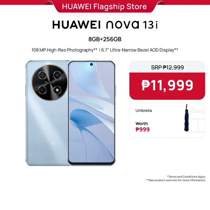 HUAWEI nova 13i Smartphone | 108 MP High-Res Photography | 6.7" Ultra ...