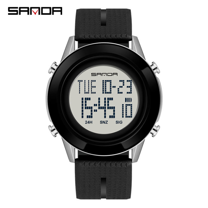 SANDA New Personality Simple Electronic Watch Fashion Multifunctional ...