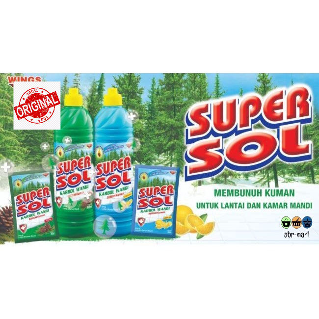 SUPERSOL KARBOL WANGI BOTOL 450 ML ^^ | Lazada Indonesia