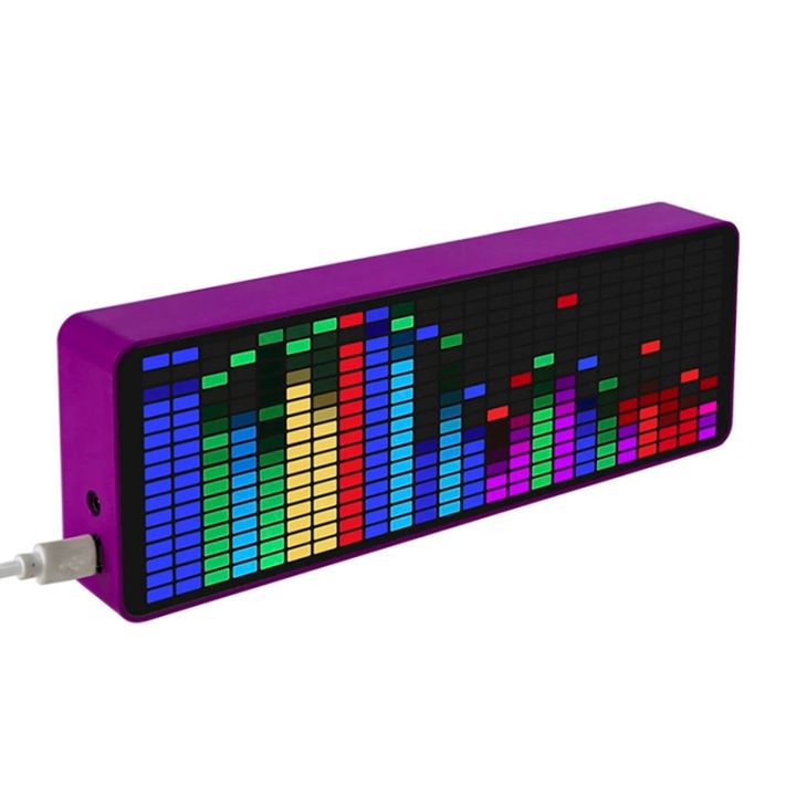 LED Music Spectrum Display RGB Light Colorful Spectrum Pickup ...