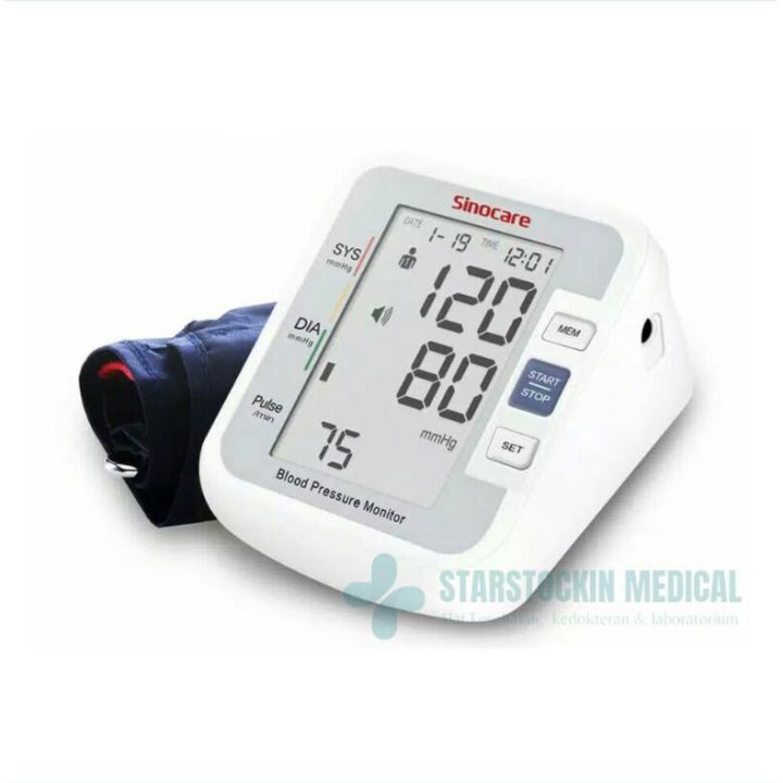 Sinocare BA-801 Tensimeter Digital Alat Cek Ukur Tekanan Darah Otomatis ...