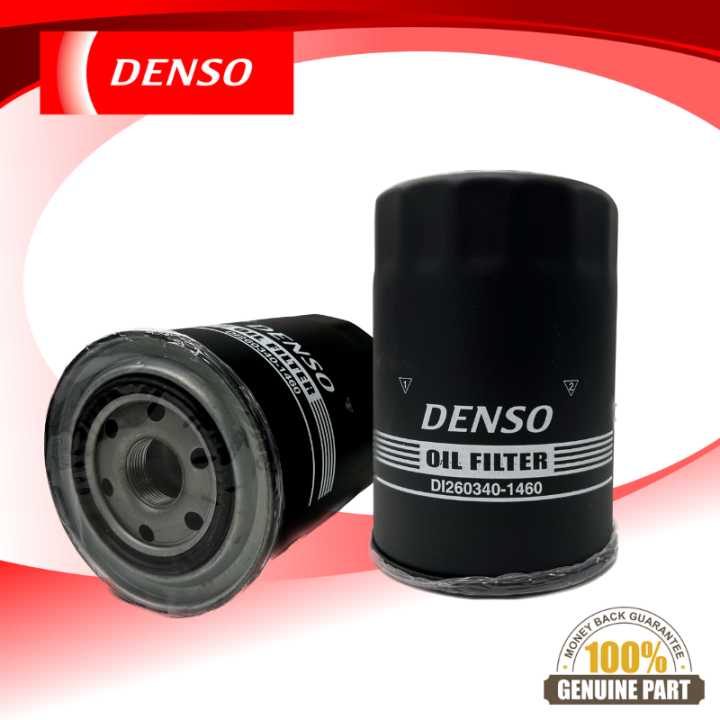 Denso Oil Filter (DI260340-1460) for Mitsubishi (EC: 4M40/ 4M41) Triton ...