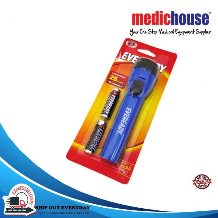 Eveready LED torch light batteries included | Lazada